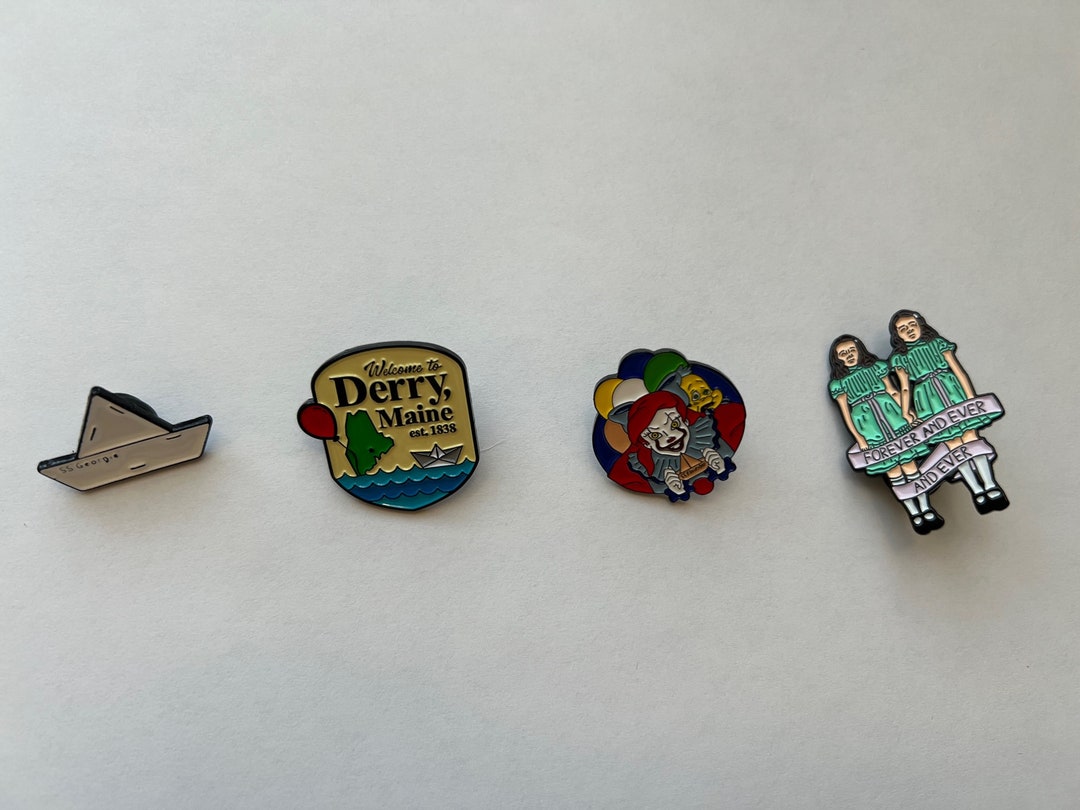 Stephen King Themed Enamel Pins - Etsy