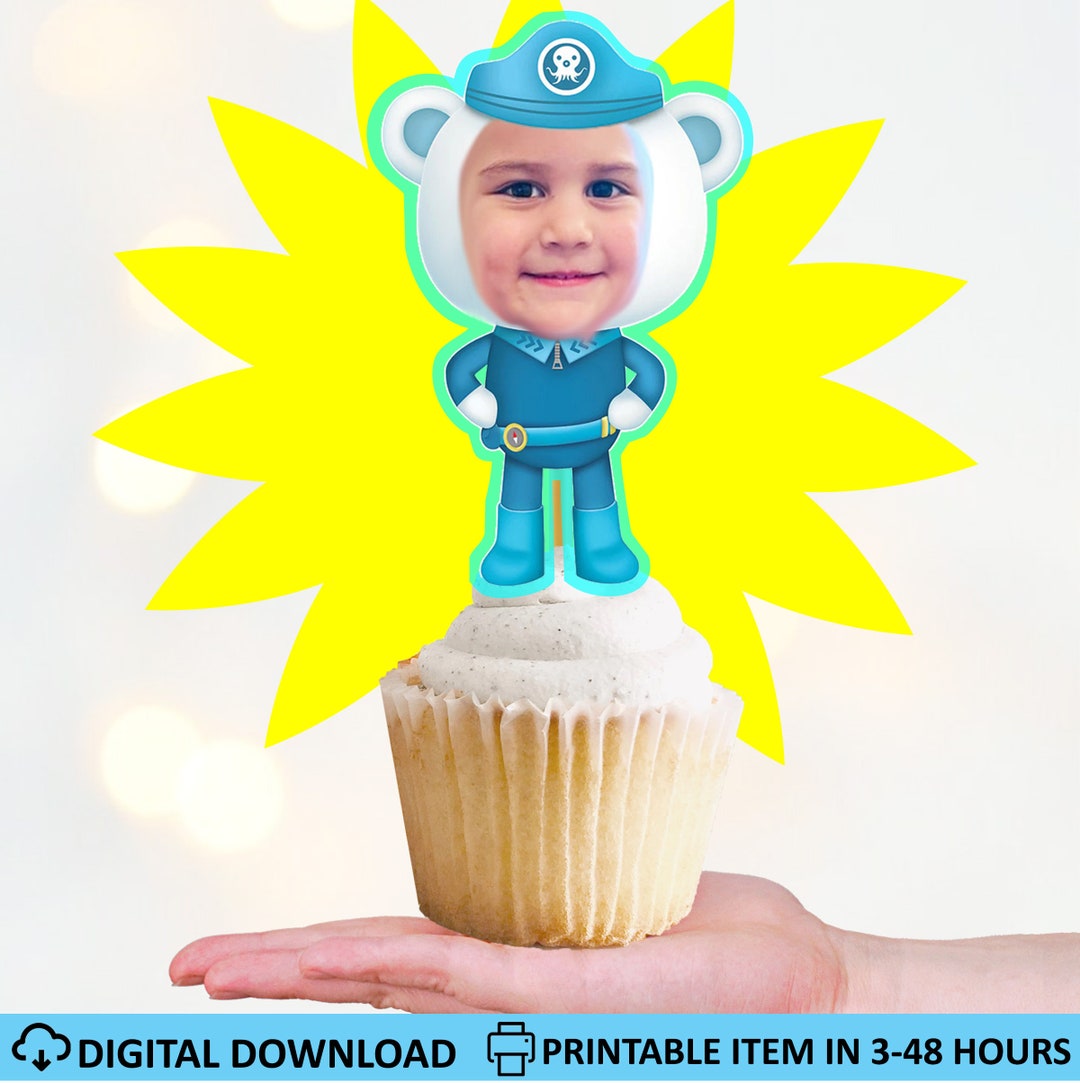 Digital Octonauts Photo Cupcake Toppers For Your Octonauts Birthday