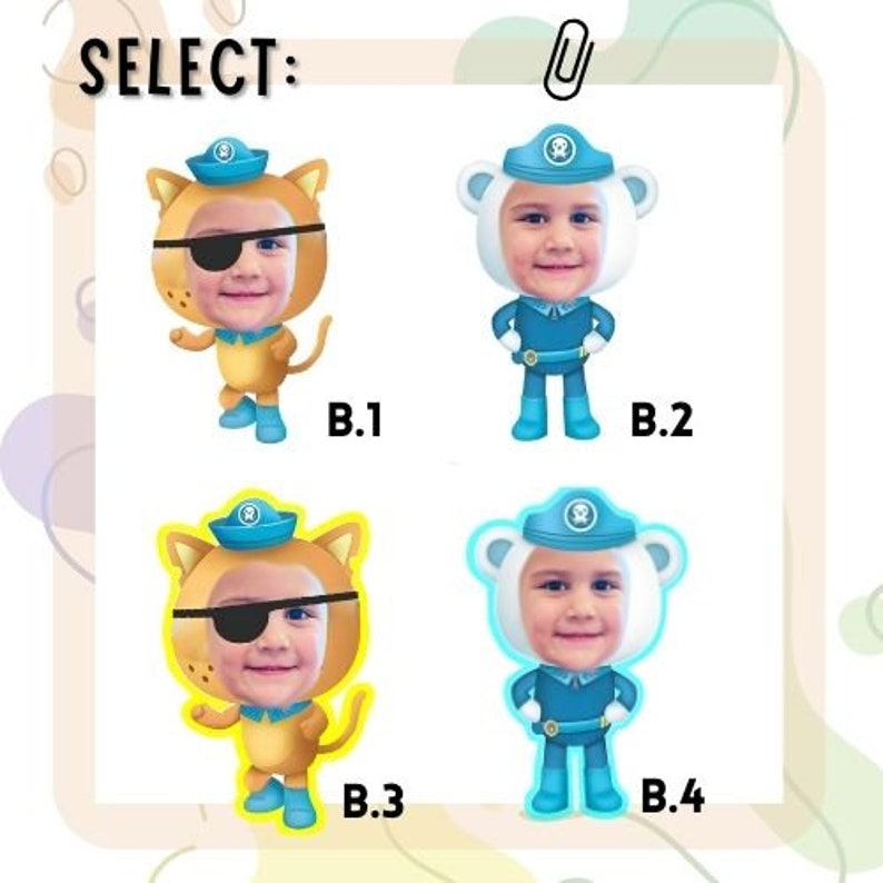 Digital Octonauts Photo Cupcake Toppers for Your Octonauts Birthday ...