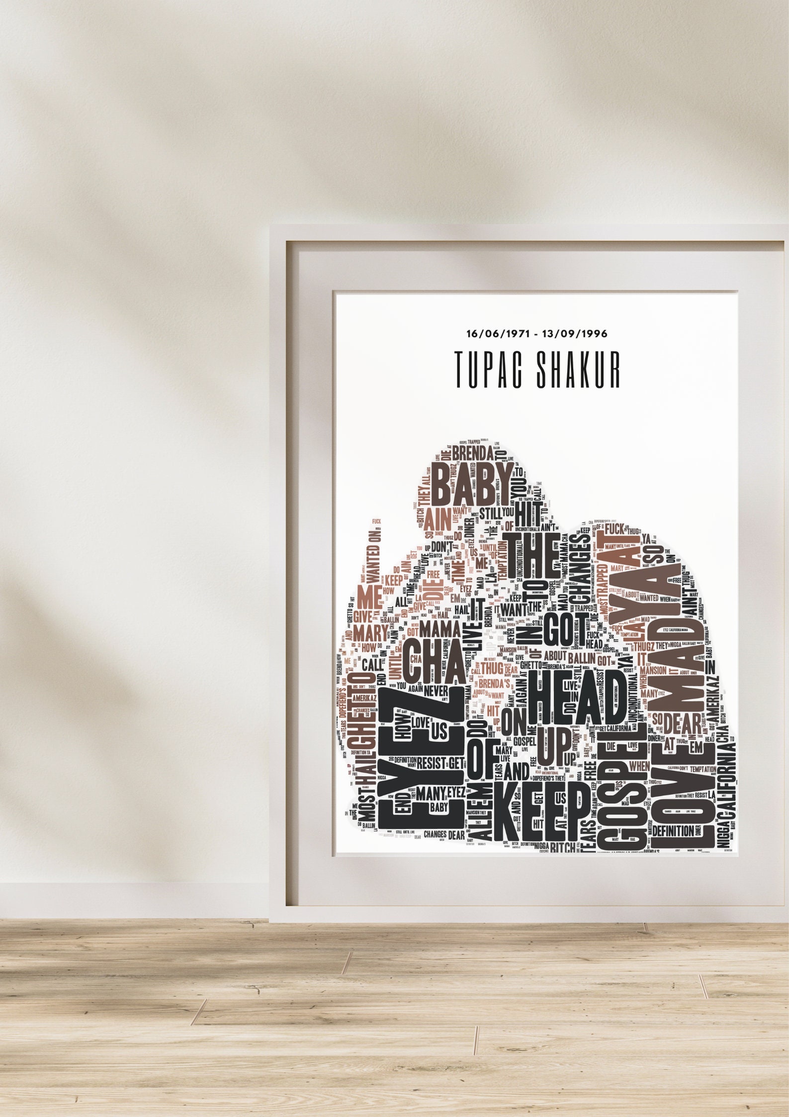 Tupac Shakur Poster / Classic Hip Hop Artwork - Etsy
