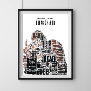 Tupac Shakur Poster / Classic Hip Hop Artwork - Etsy