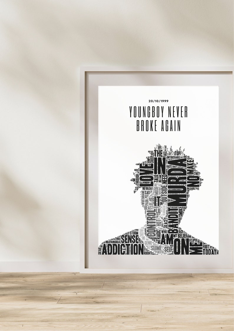NBA Youngboy Poster / Hip Hop Artwork - Etsy