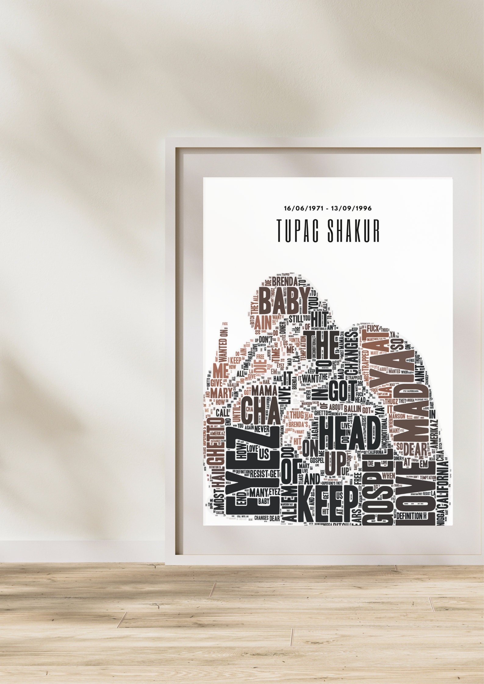 Tupac Shakur Poster / Classic Hip Hop Artwork - Etsy