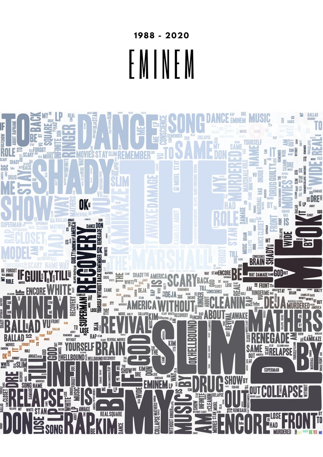 Eminem Poster - Etsy