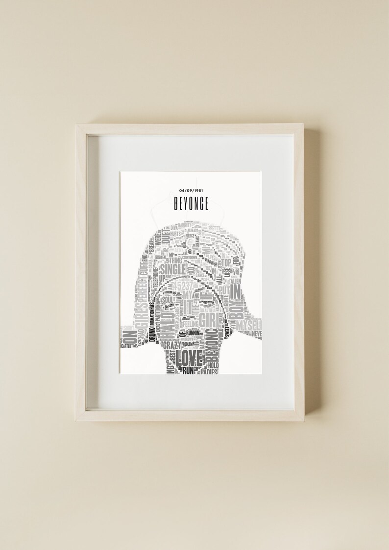 Beyonce Poster / Pop Artwork - Etsy