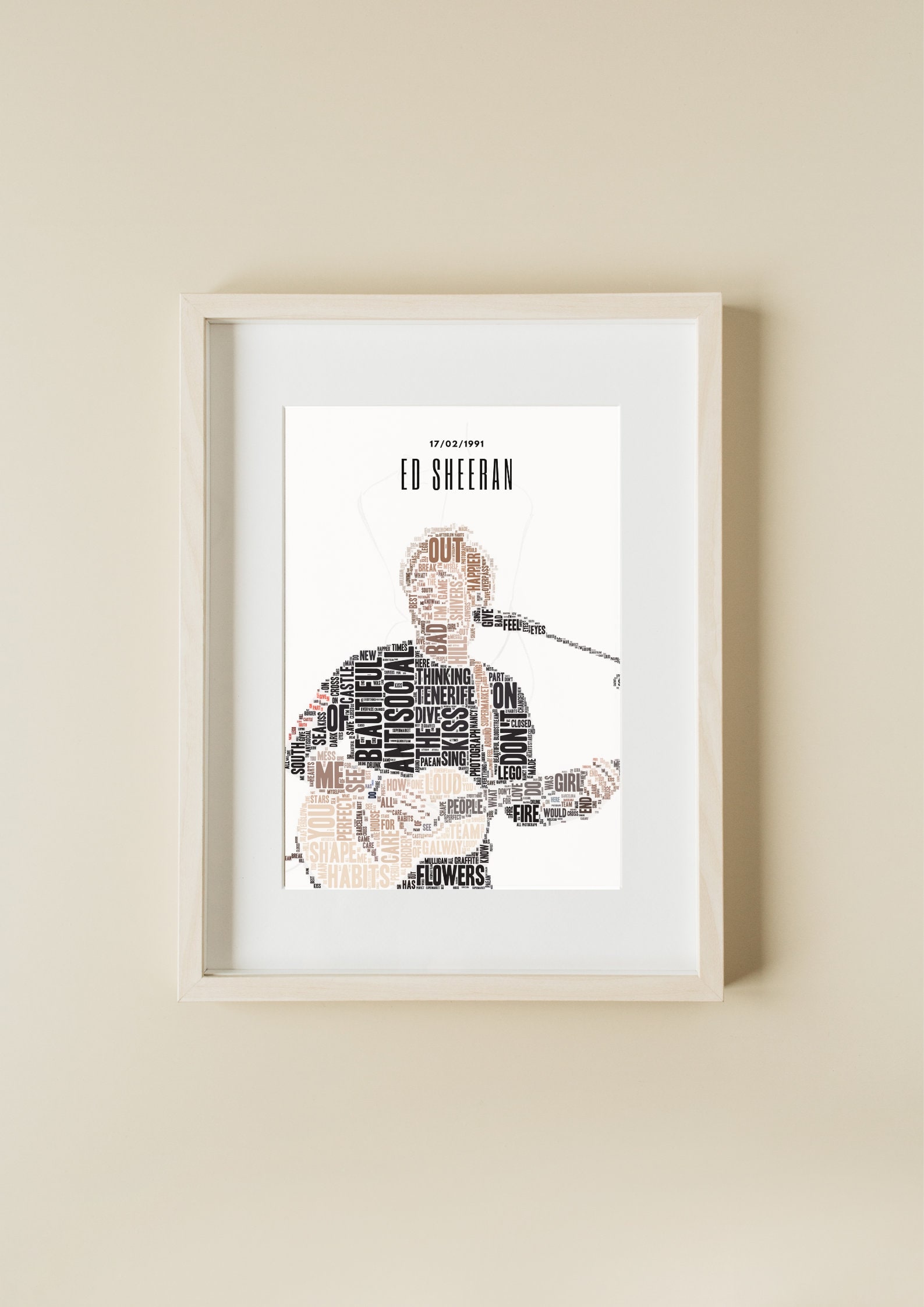 Ed Sheeran Poster / Pop Artwork - Etsy
