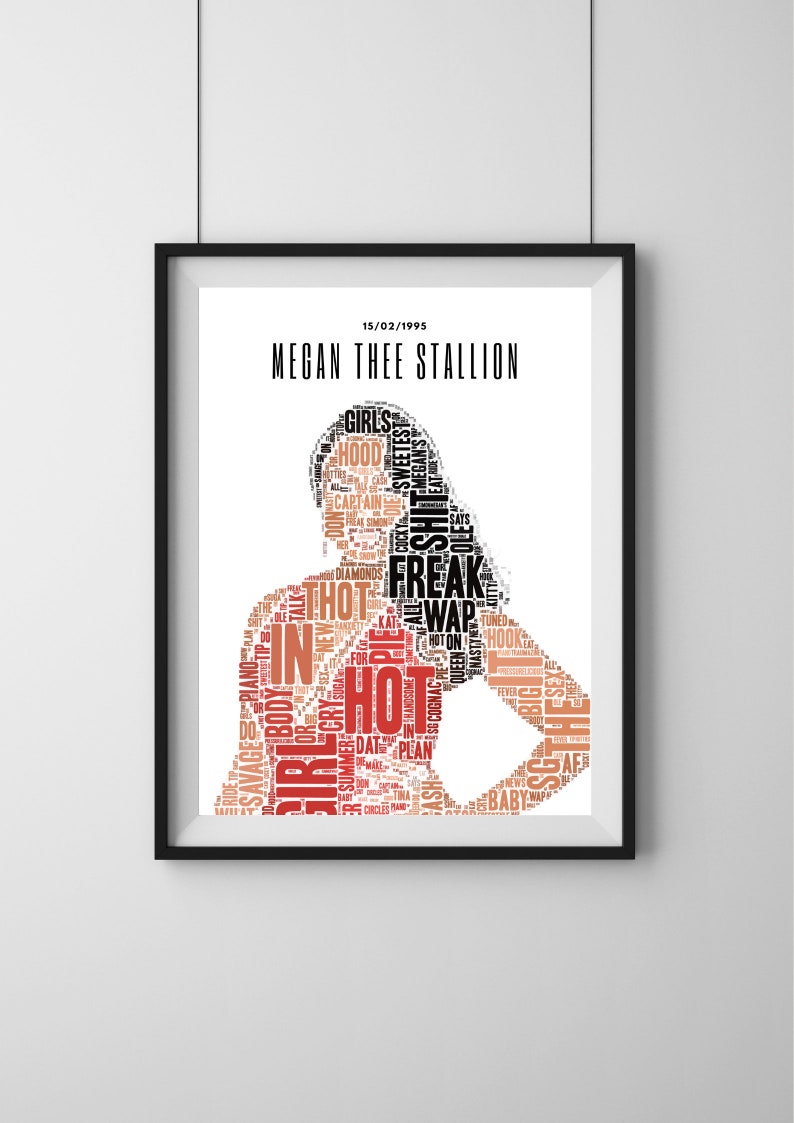 Megan Thee Stallion Poster / Hip Hop Artwork - Etsy