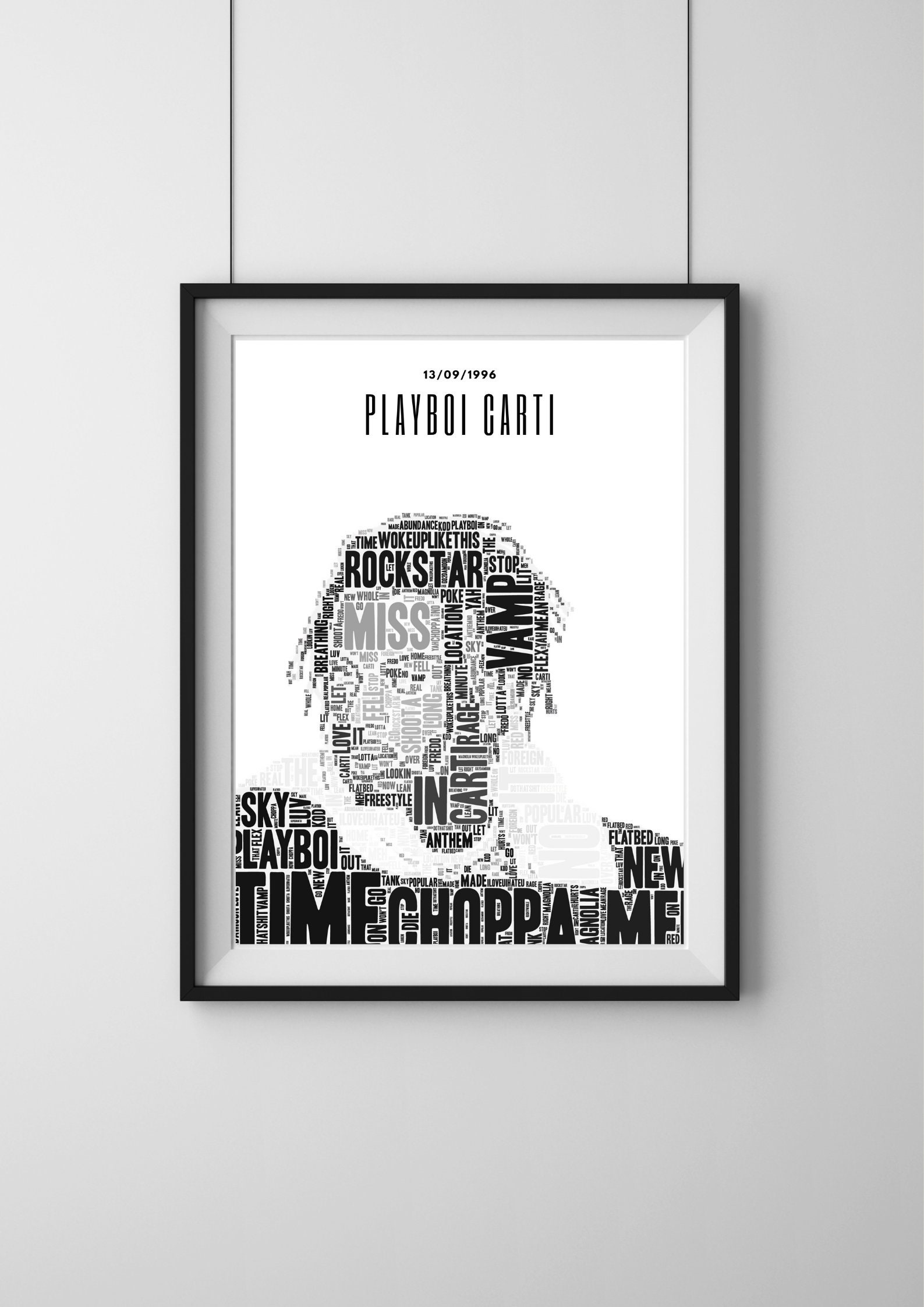 Playboi Carti Poster / Hip Hop Artwork - Etsy
