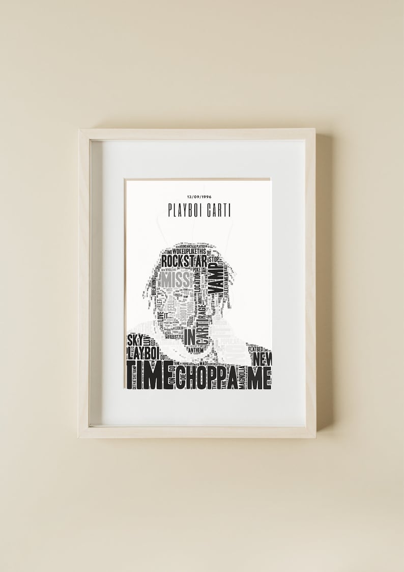 Playboi Carti Poster / Hip Hop Artwork - Etsy