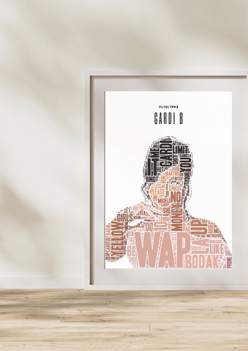 Cardi B Poster / Hip Hop Artwork - Etsy