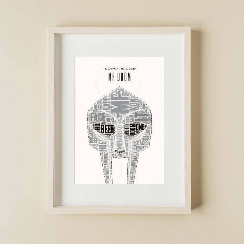 Mf Doom Poster - Etsy