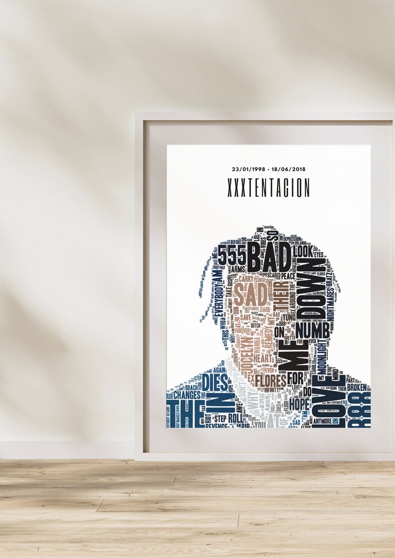 Xxxtentacion Poster / Hip Hop Artwork - Etsy