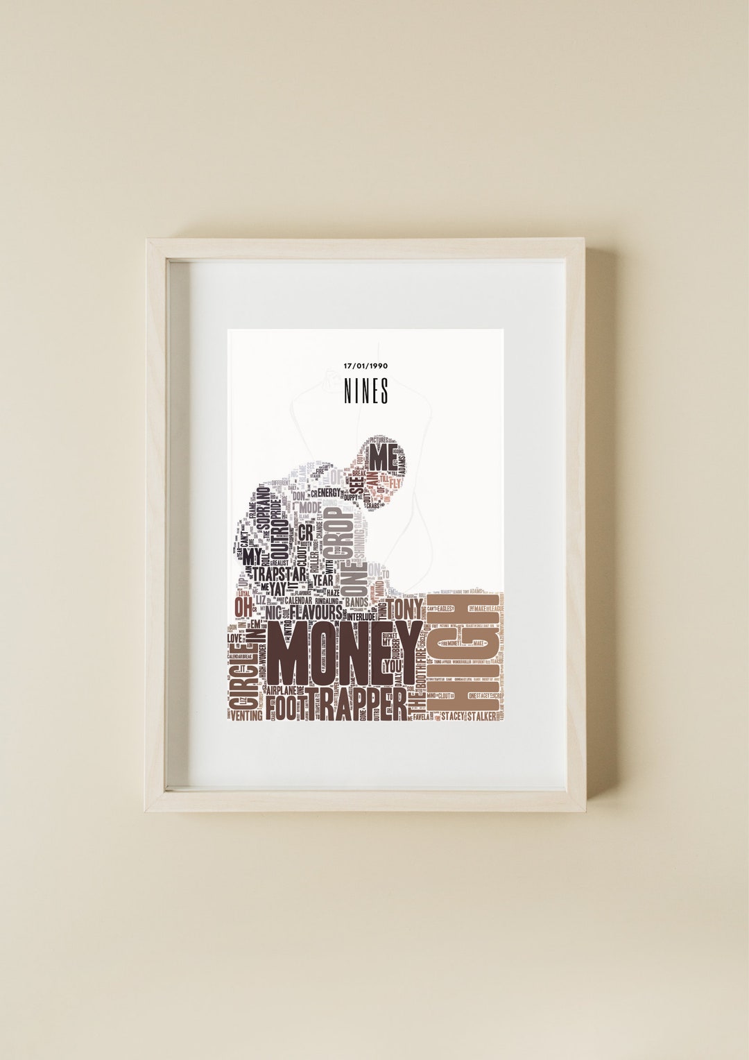 Nines Poster / UK Hip Hop Artwork - Etsy