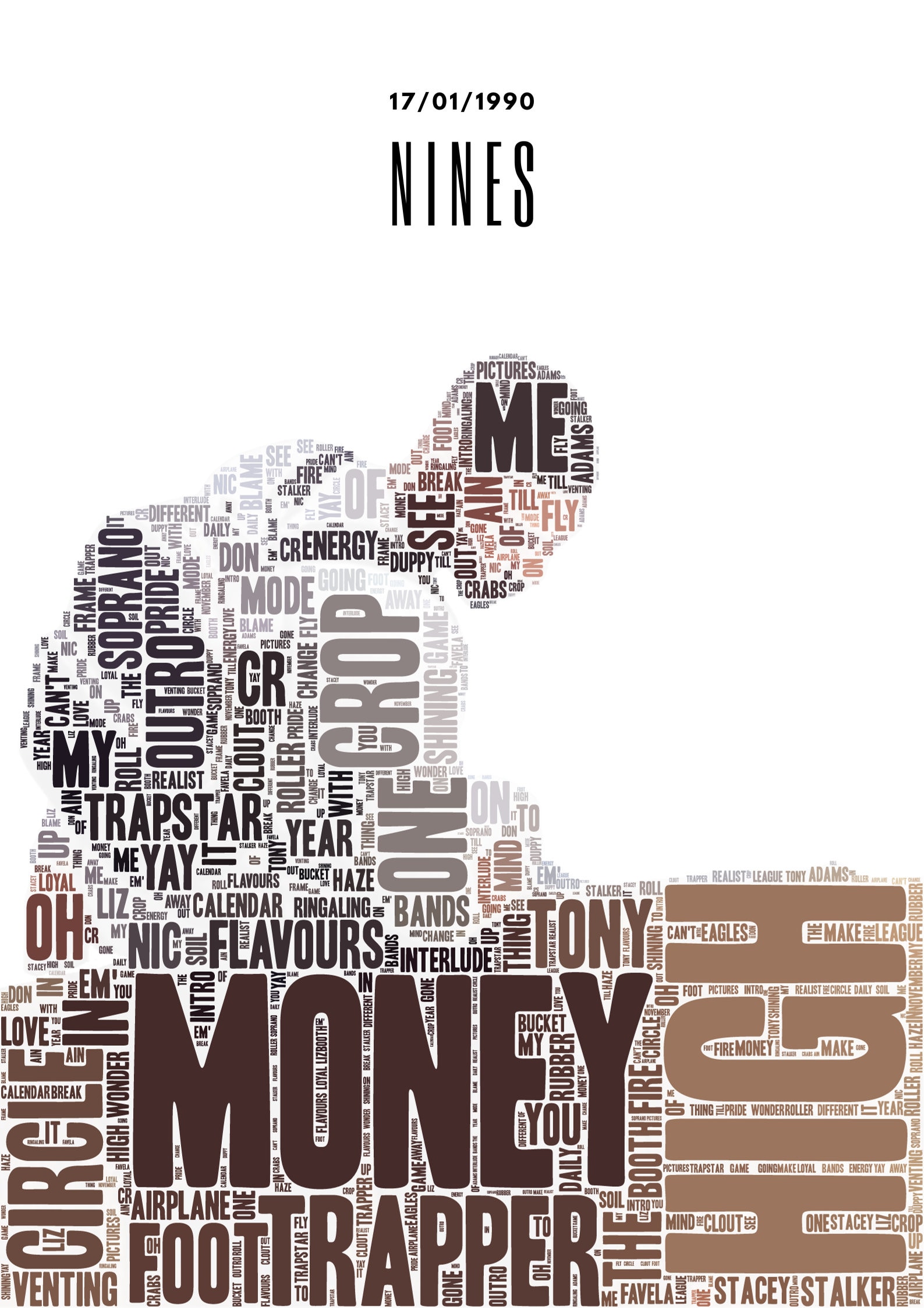 Nines Poster / UK Hip Hop Artwork - Etsy