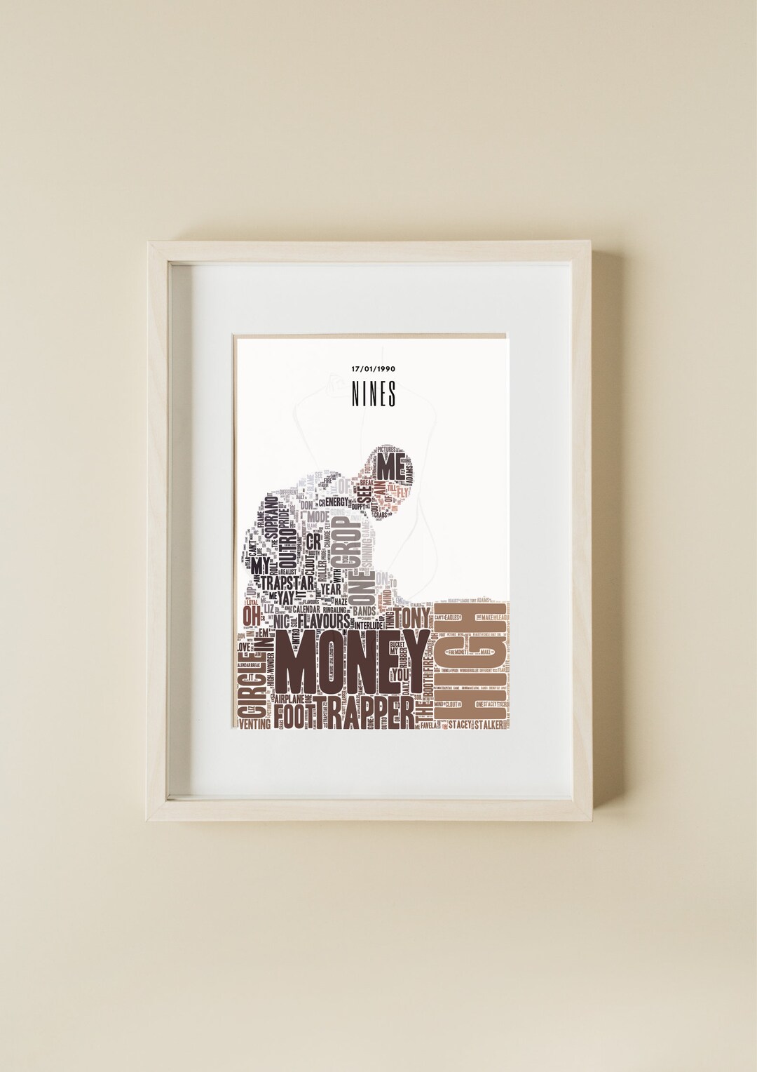 Nines Poster / UK Hip Hop Artwork - Etsy