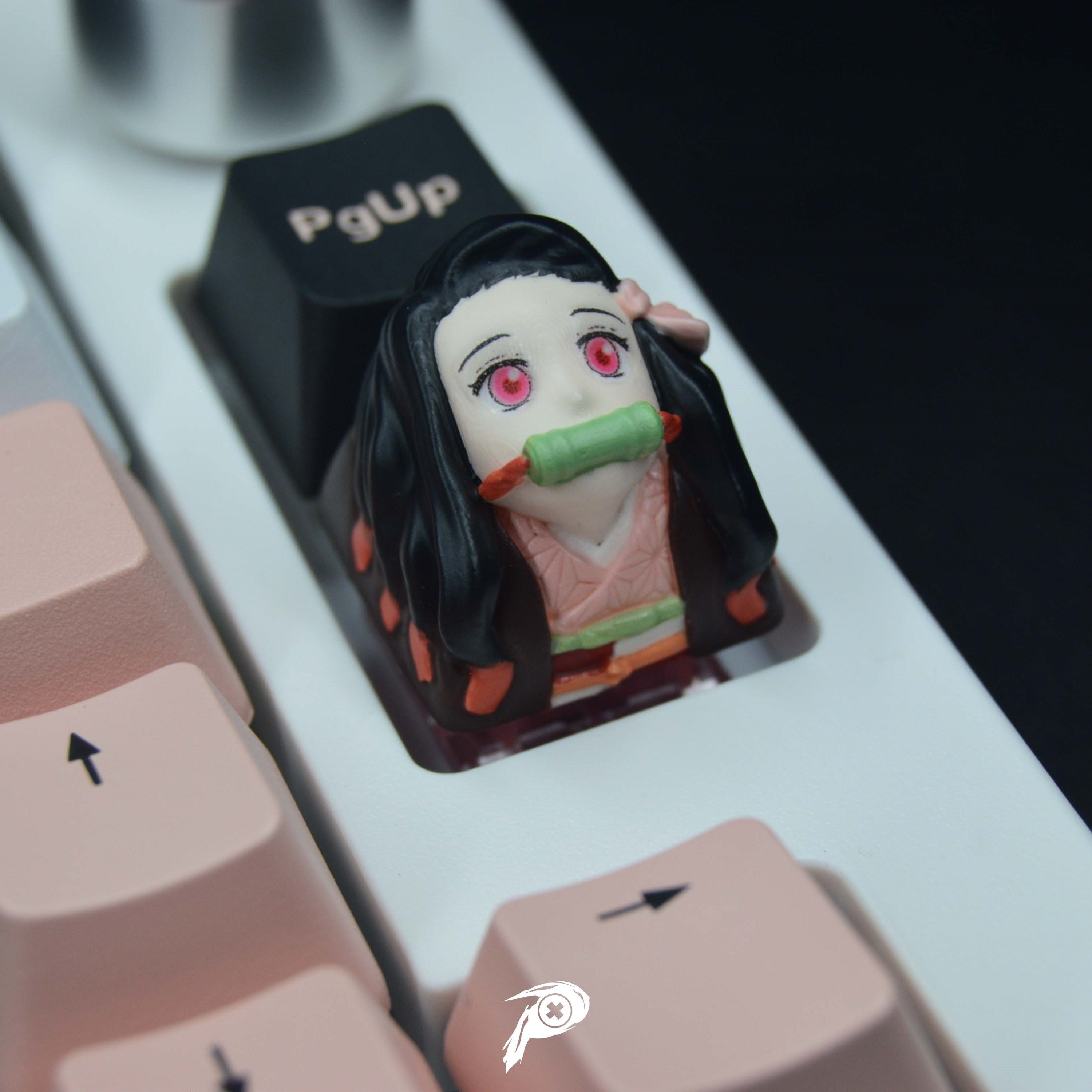 Nezuko Artisan Keycap - Etsy