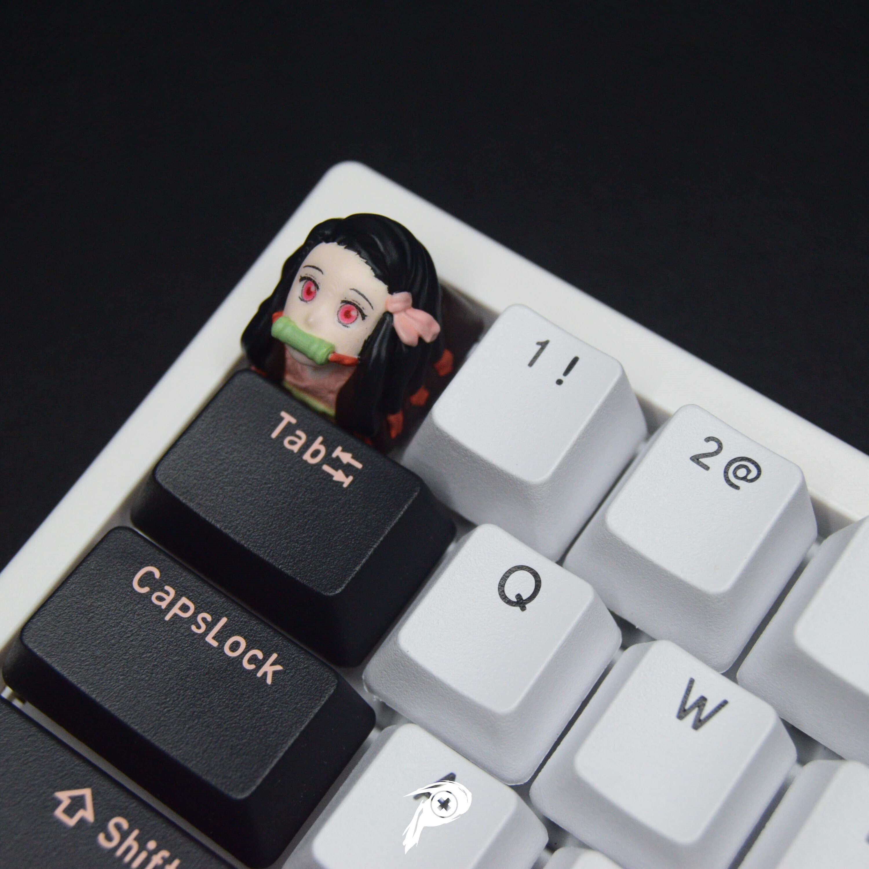 Nezuko Artisan Keycap - Etsy