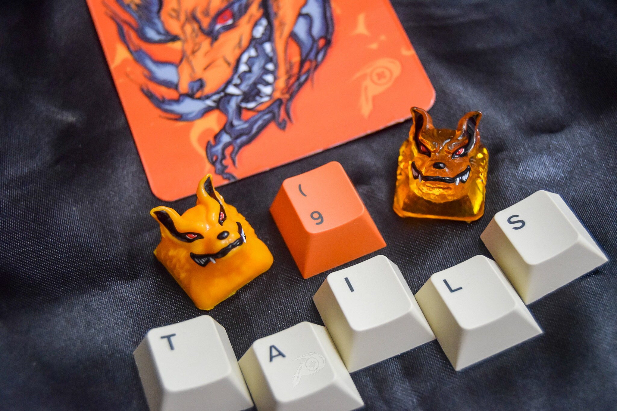 Kurama "nine Tails" Artisan Keycap (multishot Resin) - Etsy