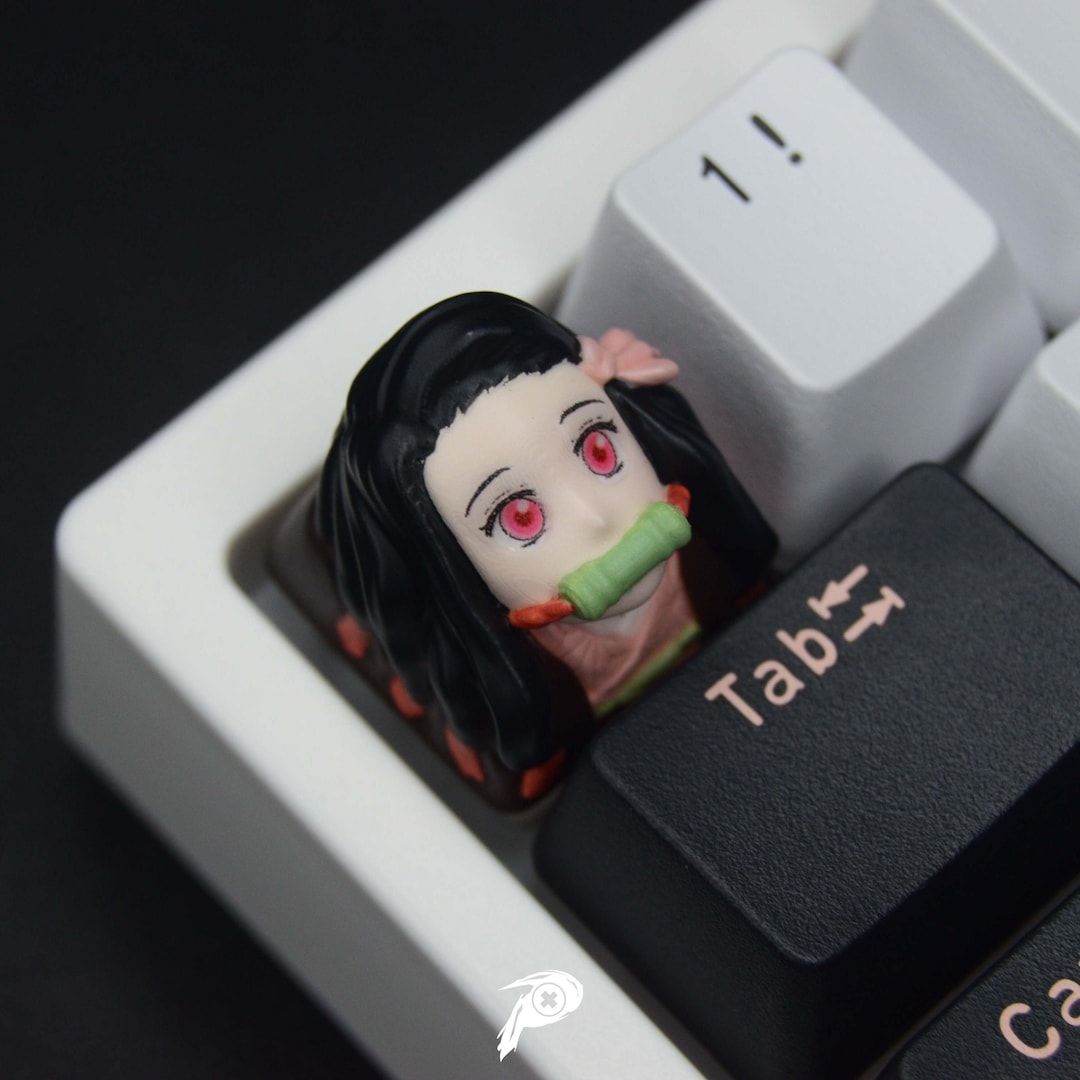 Nezuko Artisan Keycap - Etsy