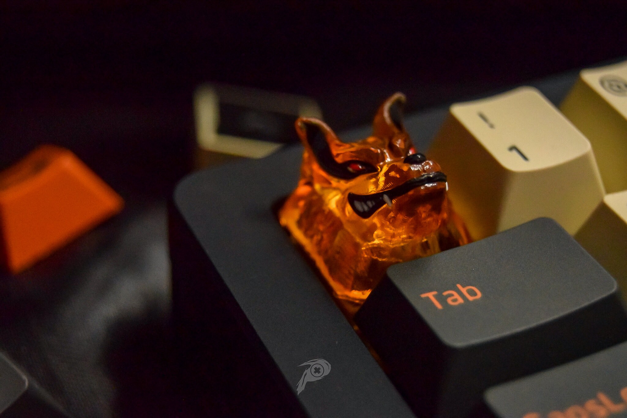 Kurama "nine Tails" Artisan Keycap (multishot Resin) - Etsy