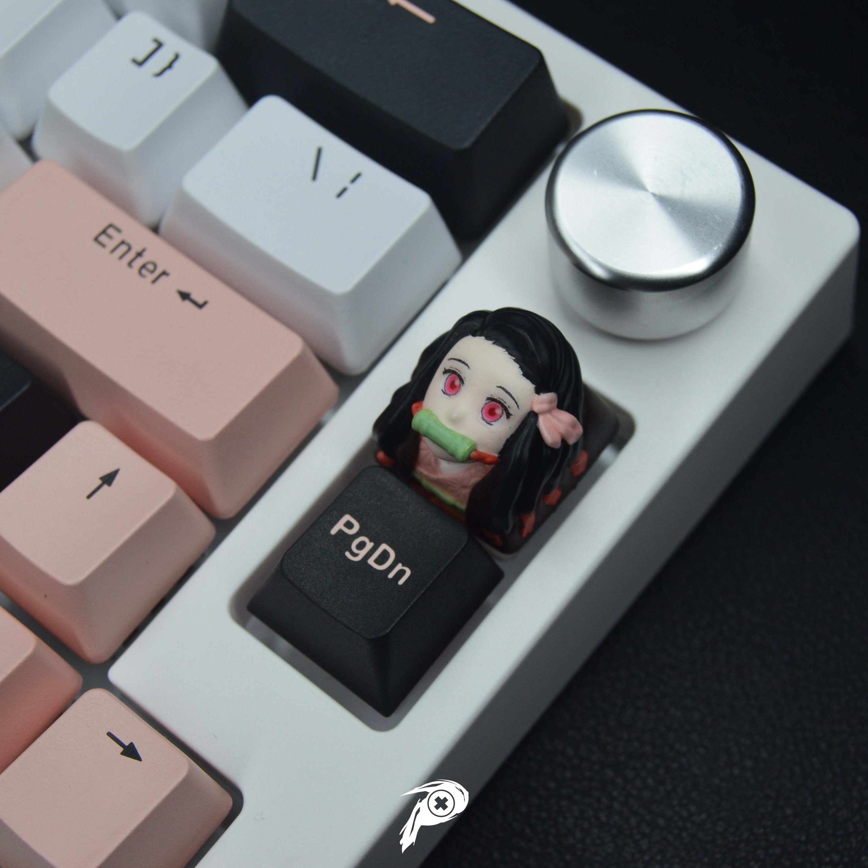 Nezuko Artisan Keycap - Etsy