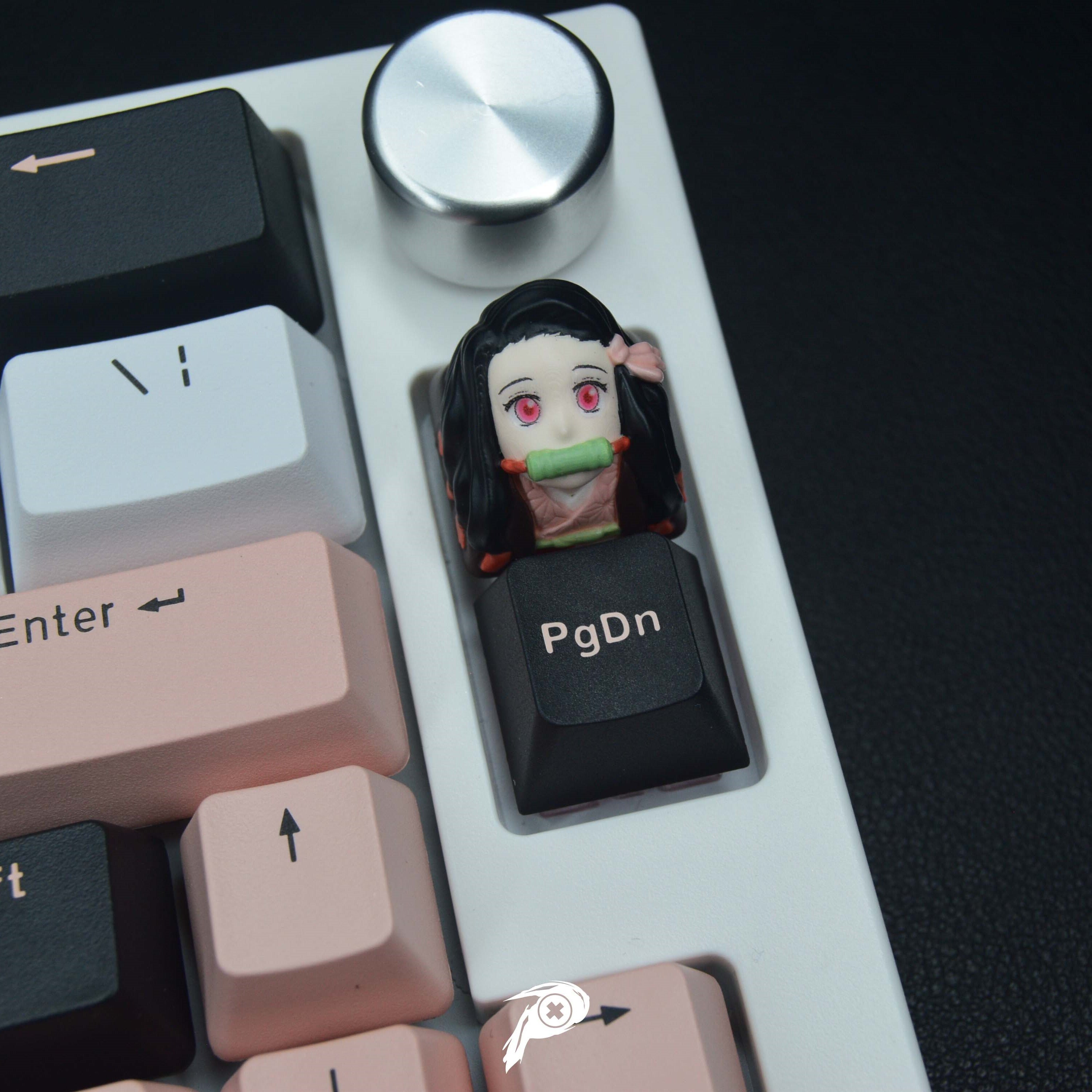 Nezuko Artisan Keycap - Etsy