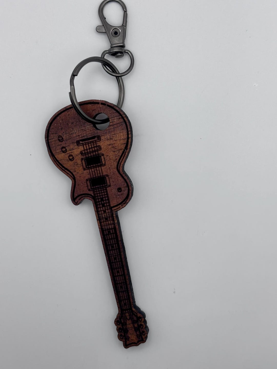 Koa Wood Keychain - Guitar - Etsy