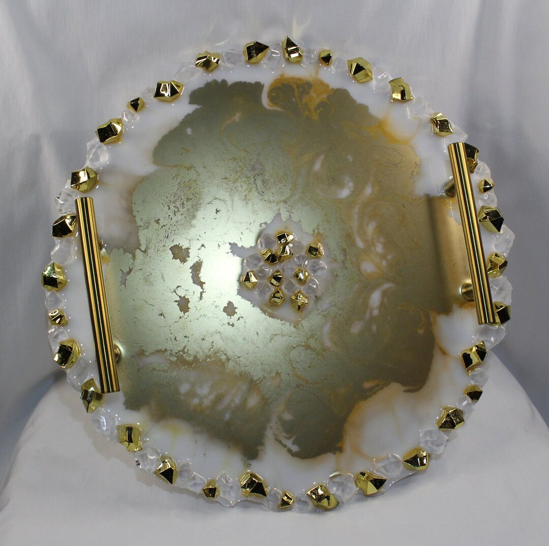 Resin Tray With Stones - Etsy