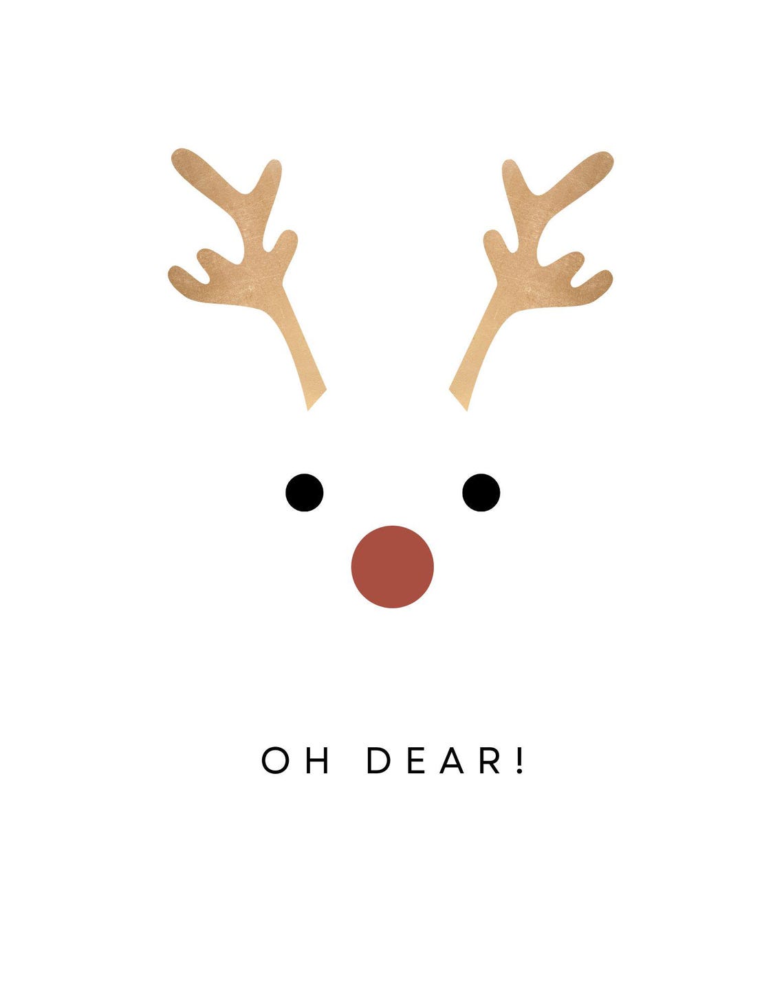 Oh Dear Reindeer PNG SVG | Funny Christmas Shirt Sublimation Design ...