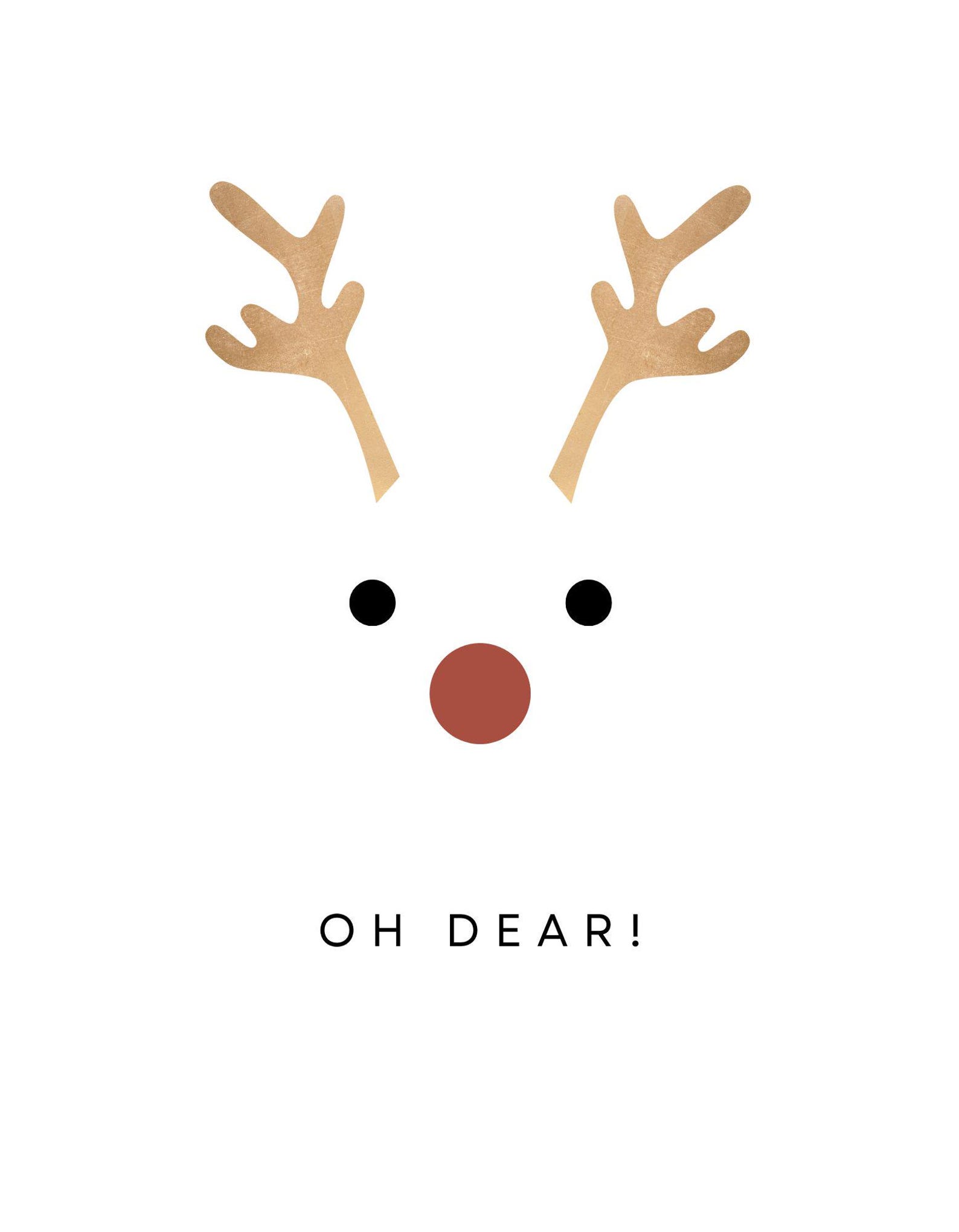 Oh Dear Reindeer PNG SVG | Funny Christmas Shirt Sublimation Design ...