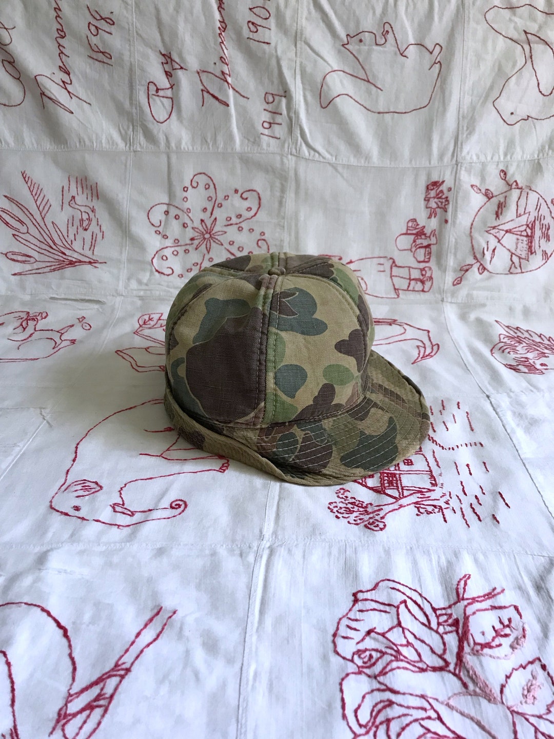 Vintage Camo Hunting Cap - Etsy