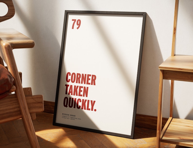 Football Commentary Liverpool | Minimal Poster | Sports Wall Art | High ...