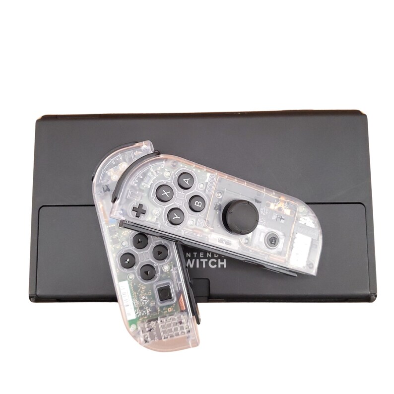 Custom Nintendo Switch Transparent Clear Joy-con Controller New - Etsy