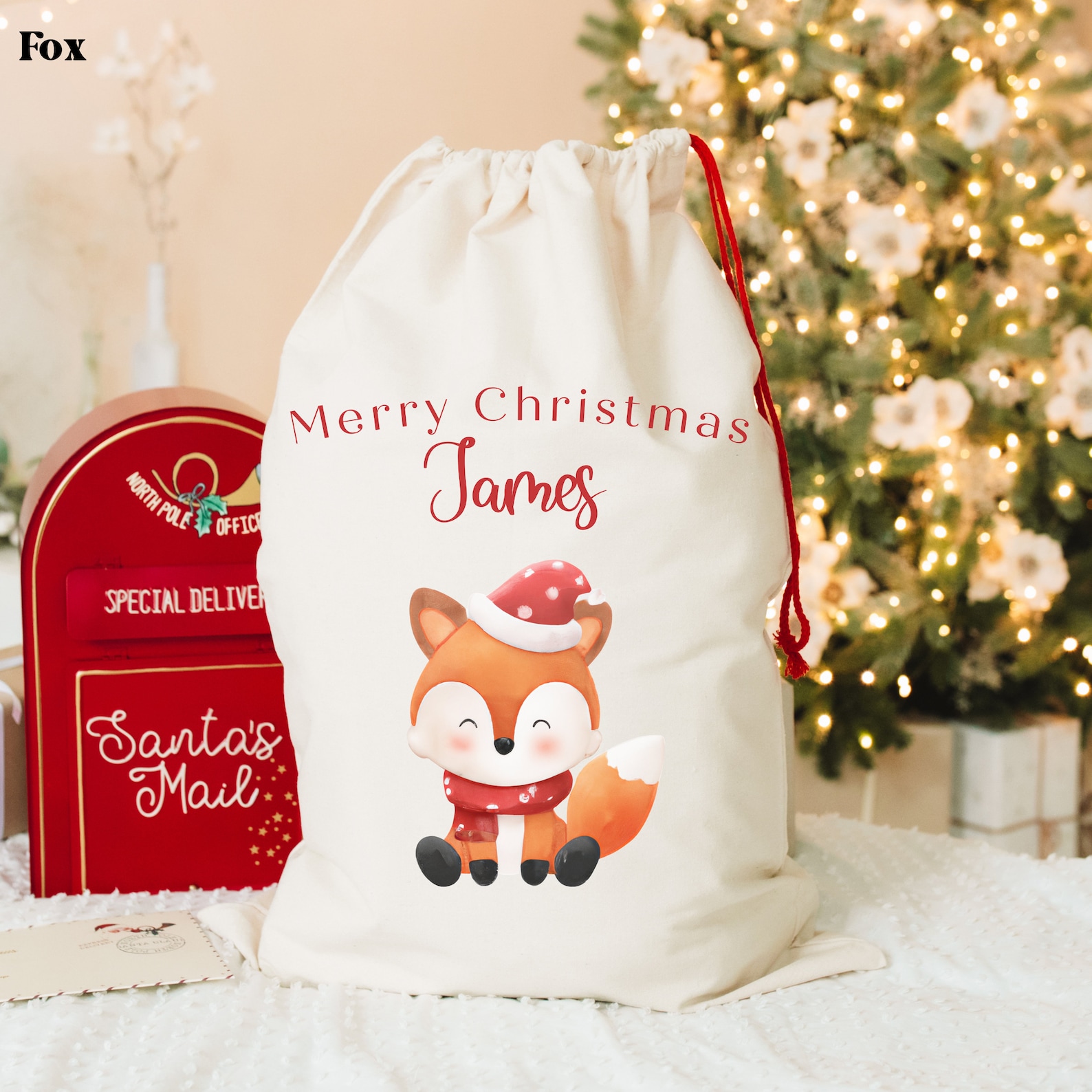 Personalized Santa Sack Custom Christmas Present Bag - Etsy