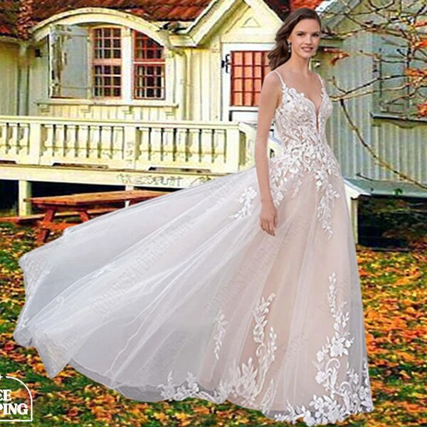 Whimsical Wedding Dress - Etsy