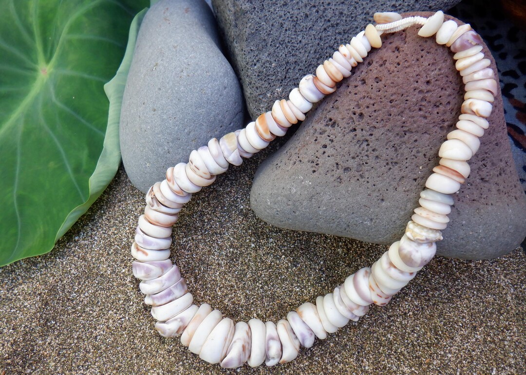 Hawaiian Puka Shell Necklace, 17.5in Long - Kauai - Etsy