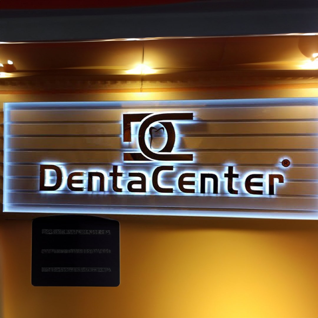 Backlit Business Sign Laser Cut Sign Custom Backlit Sign Metal Sign ...