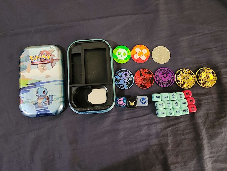 Pokemon Mini Tin Insert Holds Dice, Coins, and Vstar Token - Etsy