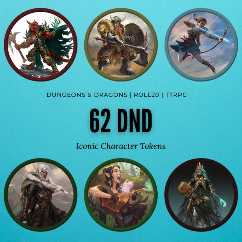 Dnd Character Icons - Etsy