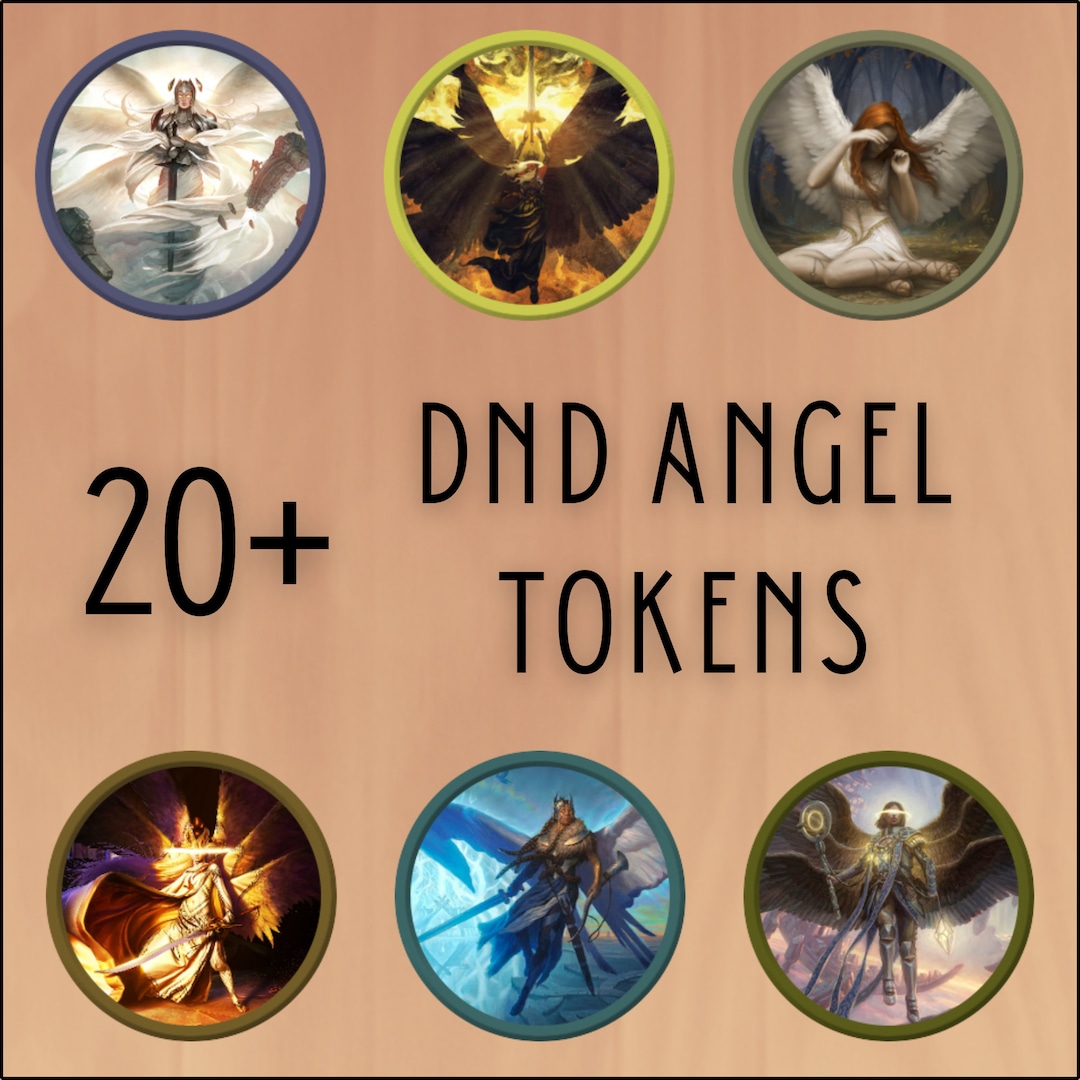 27 Dnd Angel Creature Tokens - Etsy