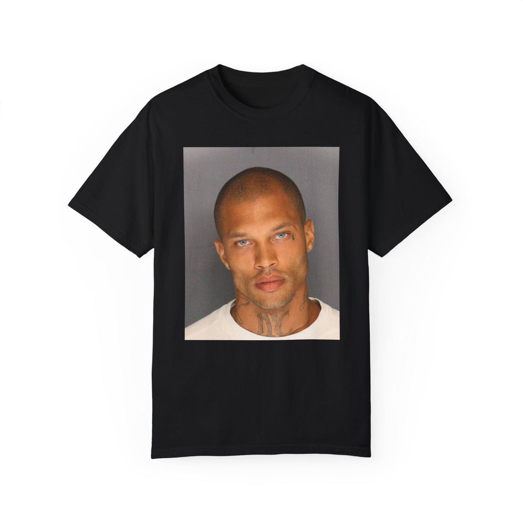 Mugshot T-shirt of Meme Prisoner/model - Etsy