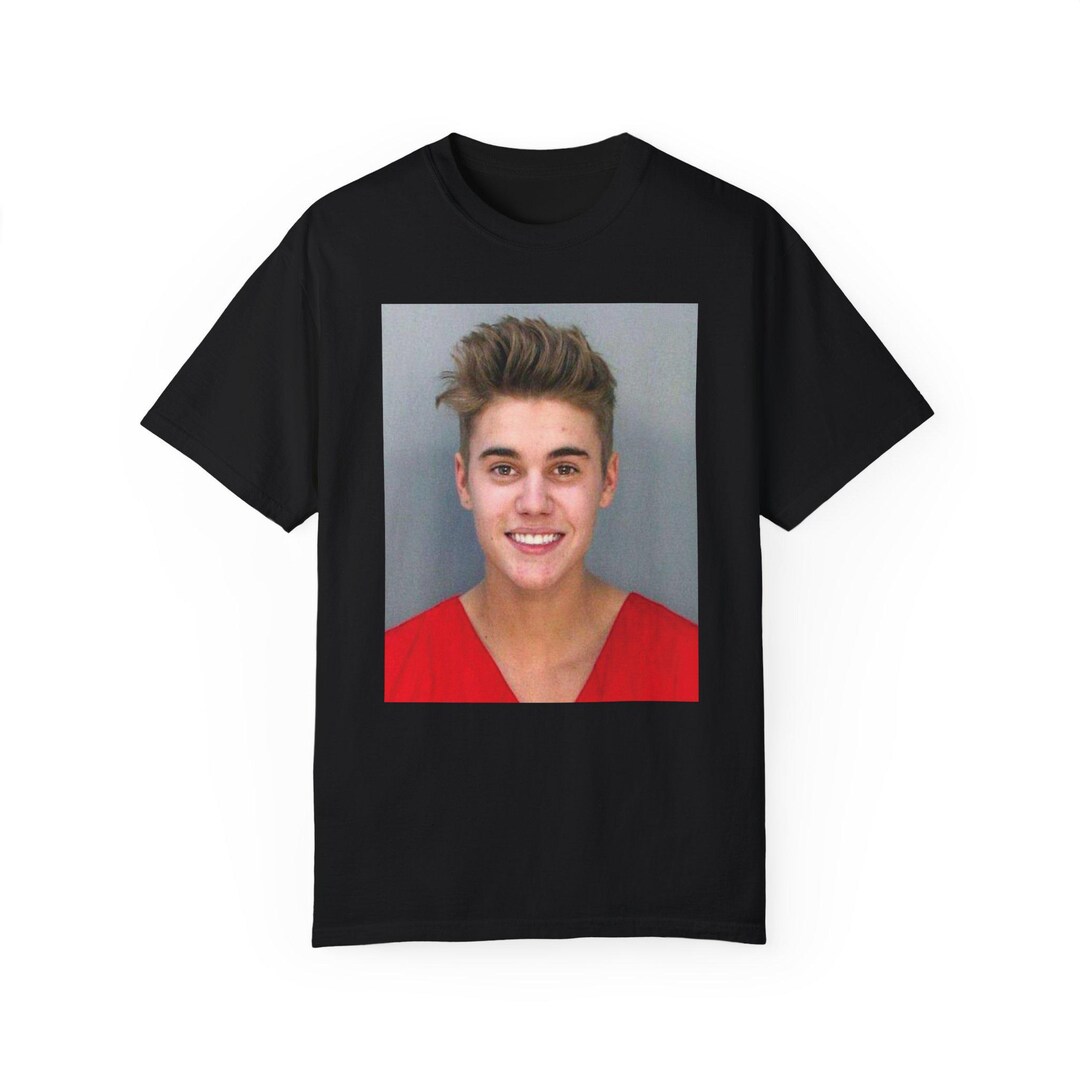 Funny Famous Singer Mugshot Bieber - Etsy