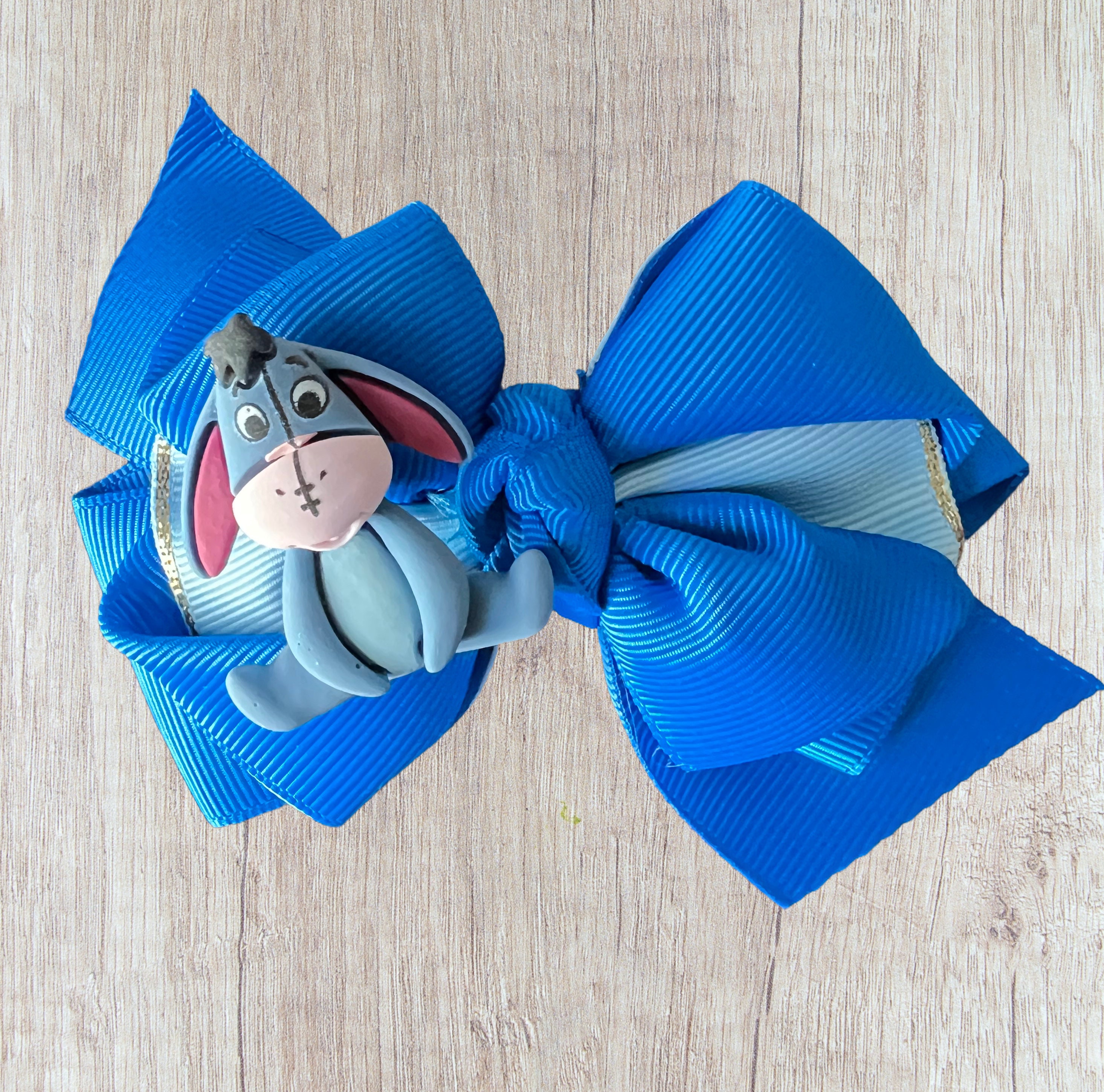 Eeyore Hair Bow Fall Snowflake Girls Hair Accessory Bow - Etsy
