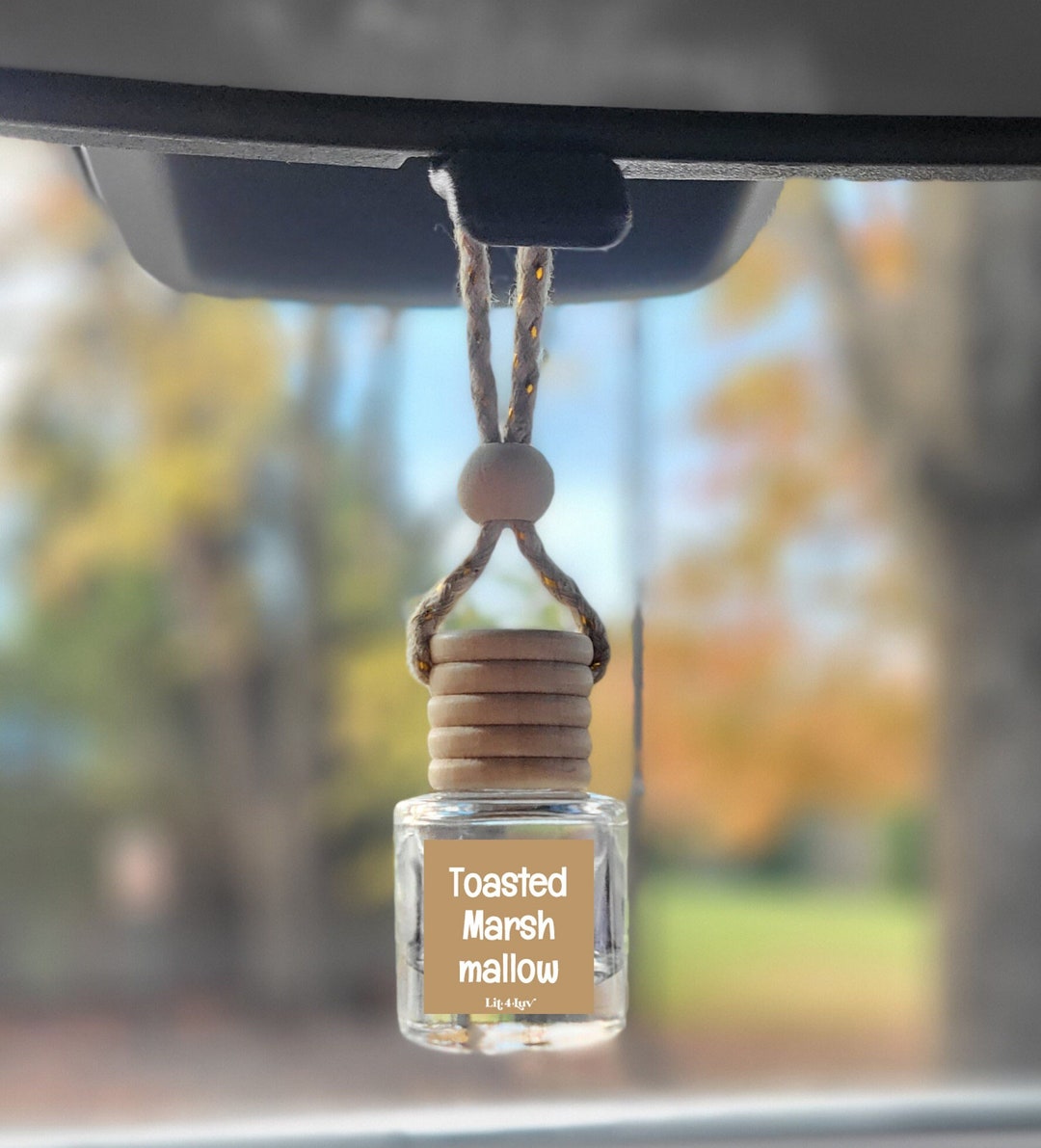 Car Air Freshener Hanging Car Diffuser Toasted Marshmallow Car Scented ...