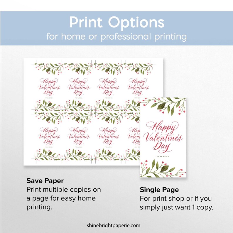 Editable Valentine's Day Treat Tag, Valentine's Day for Her, Printable ...