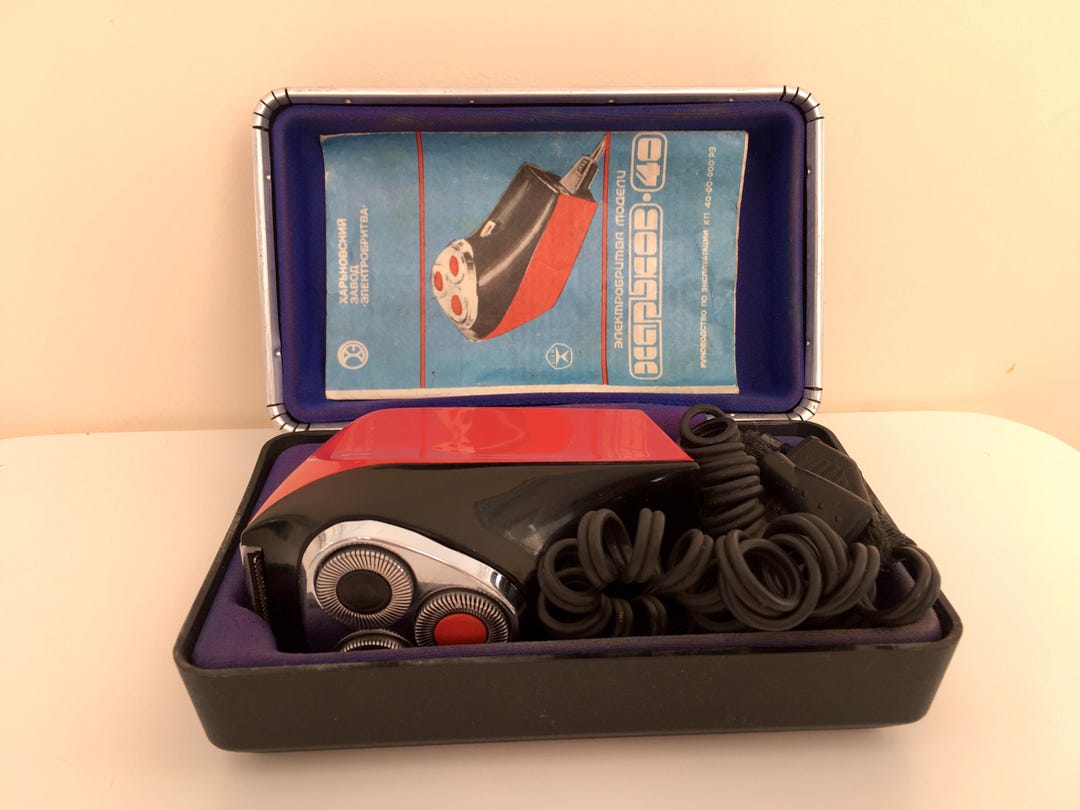 Vintage Electric Razor Kharkov Soviet USSR Collectible Kharkiv Electric ...