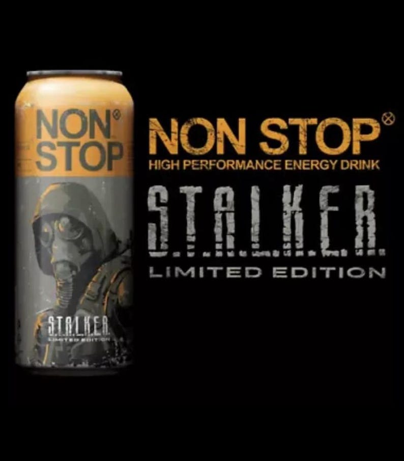 S.T.A.L.K.E.R. 2 Non Stop Energy Drink Tin Can - Empty Souvenir - Etsy