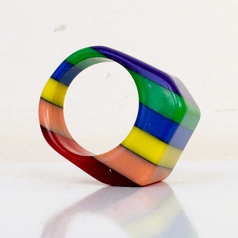 Lucite Ring - Etsy UK