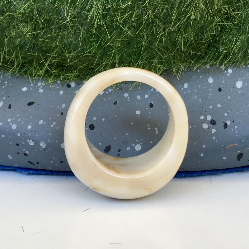 Vintage Acrylic Ring - Etsy