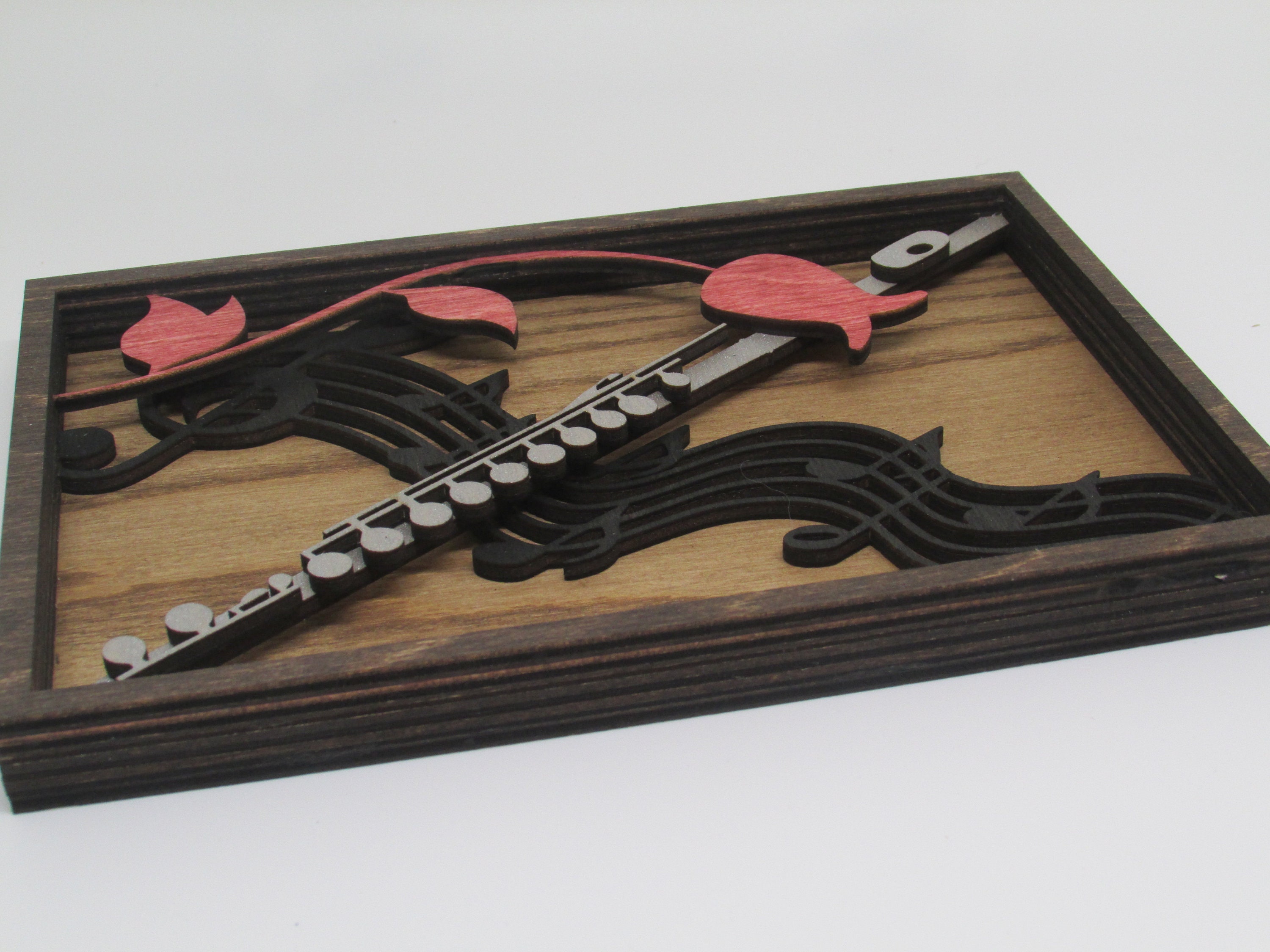 Flute Musical Instrument Digital SVG File for Laser Cutting - Etsy